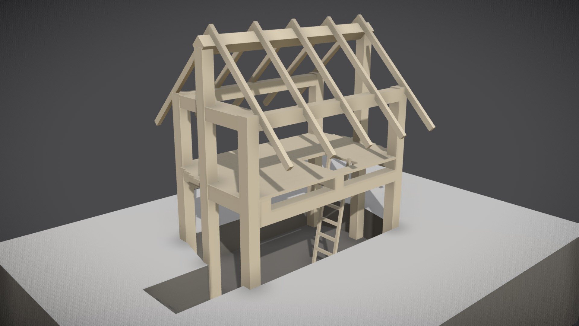 Grubenhaus - 3D model by marcforb (@marcel.forberg) [e599a61] - Sketchfab