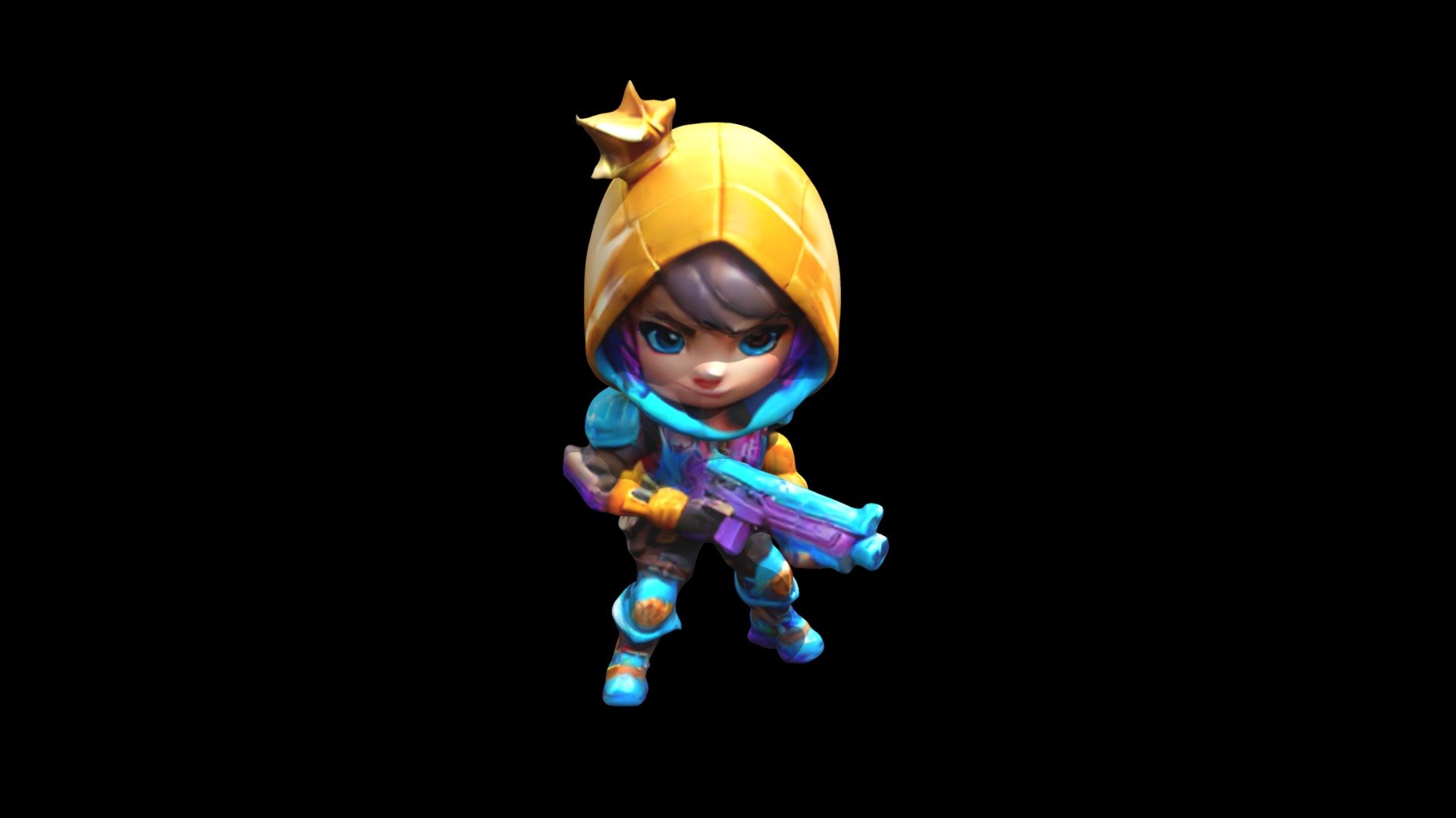 [The image is of] a female character from an ani - Download Free 3D ...