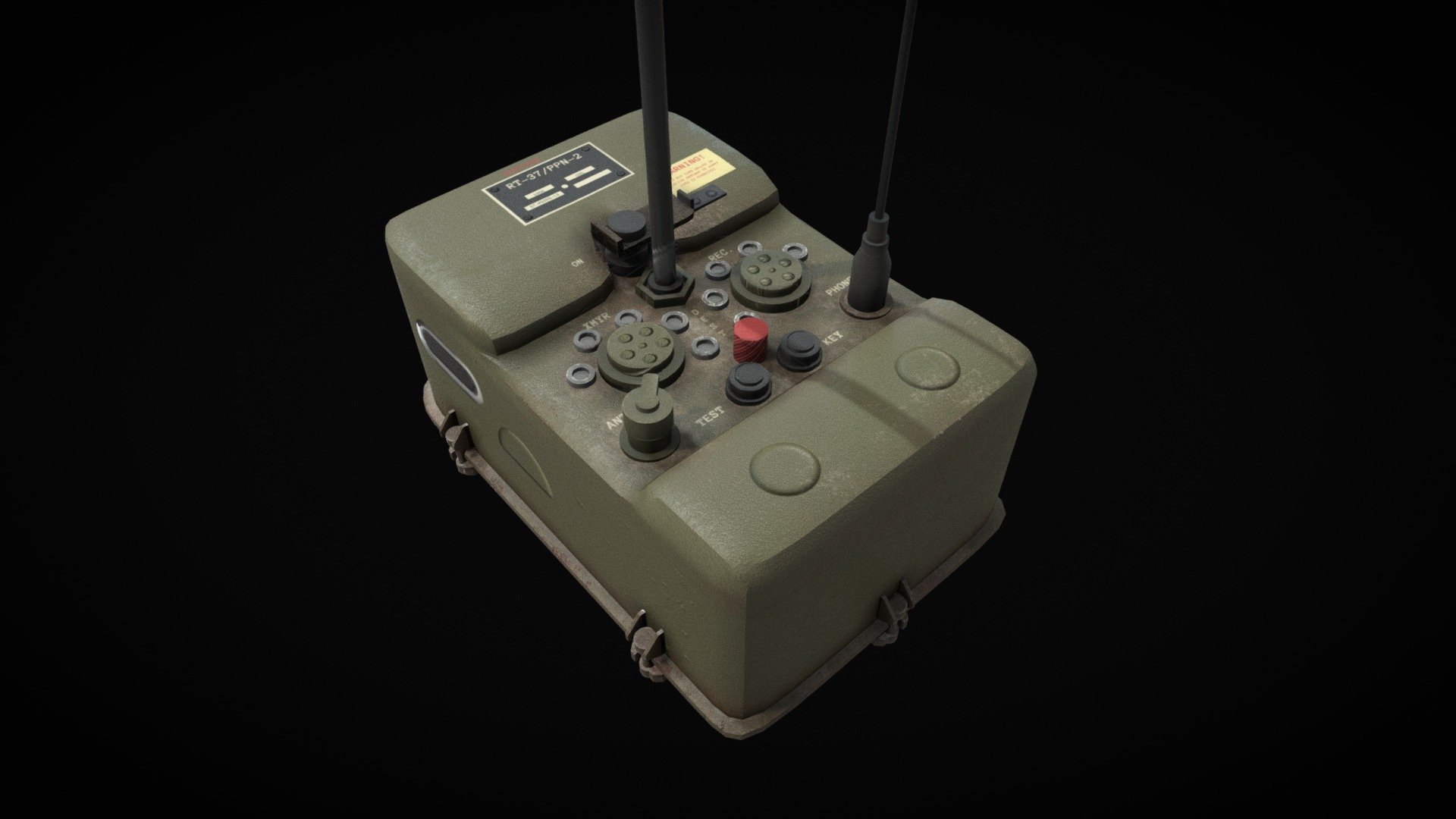 WW2 Airborne Eureka Beacon - Buy Royalty Free 3D model by Outworld ...