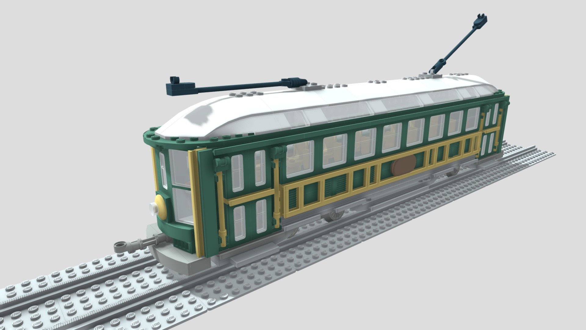 retro tram - 3D model by Darkkostas25 [e59dea2] - Sketchfab