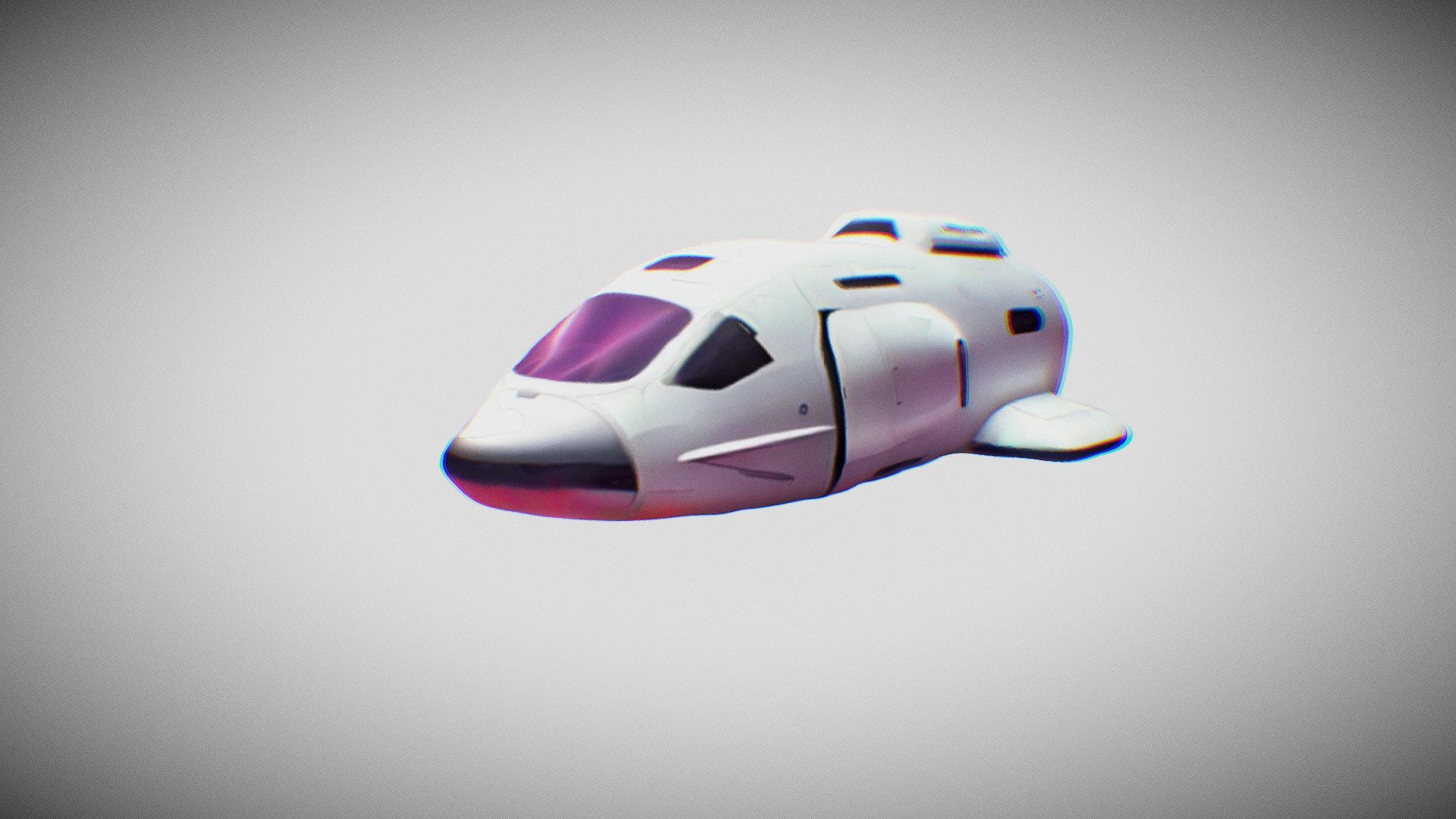 Sci-fi Space Transport Shuttle - Download Free 3D model by Jungle Jim ...
