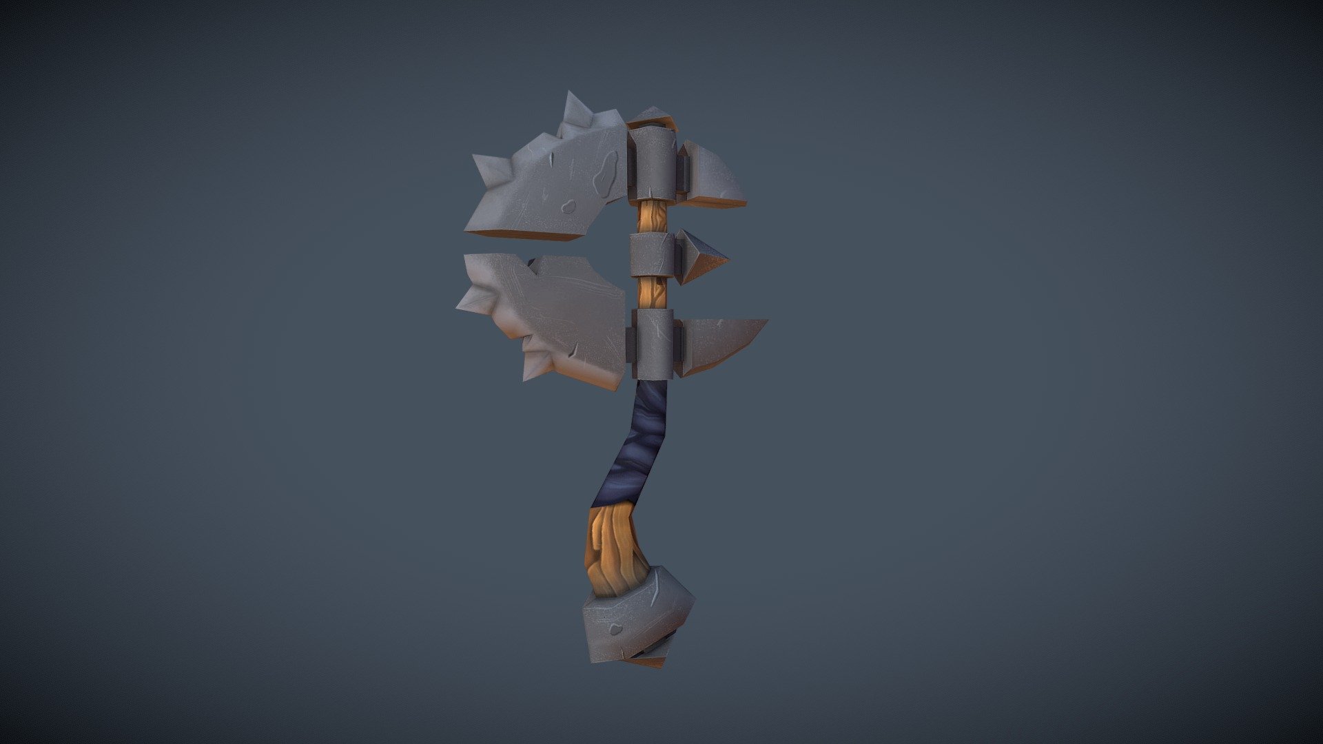 Low Poly Axe - Download Free 3D model by damian_oo [e5a085e] - Sketchfab