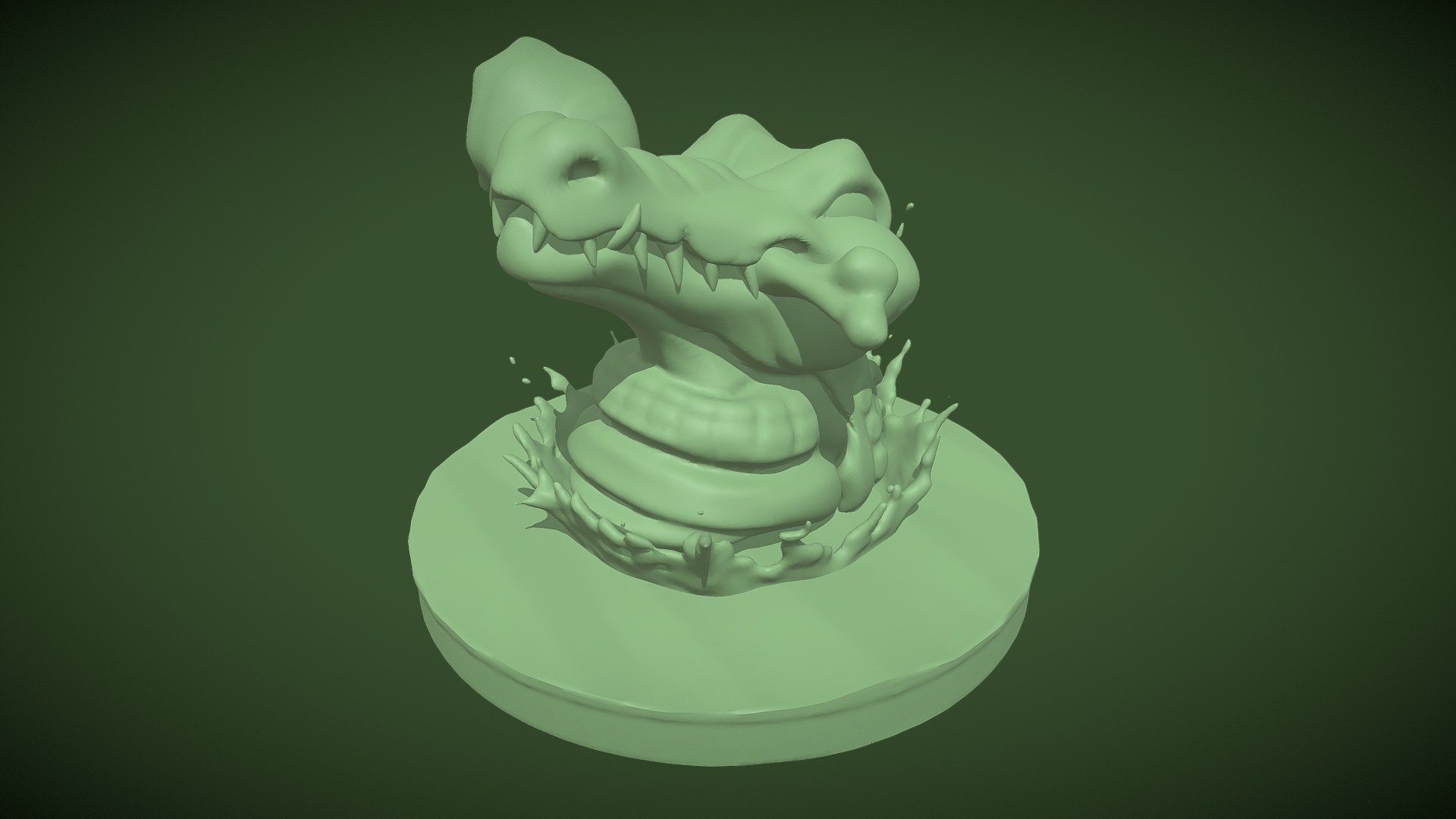 Sculptober Day 1 - Chomp - Download Free 3D model by Nicholas DaRocha ...