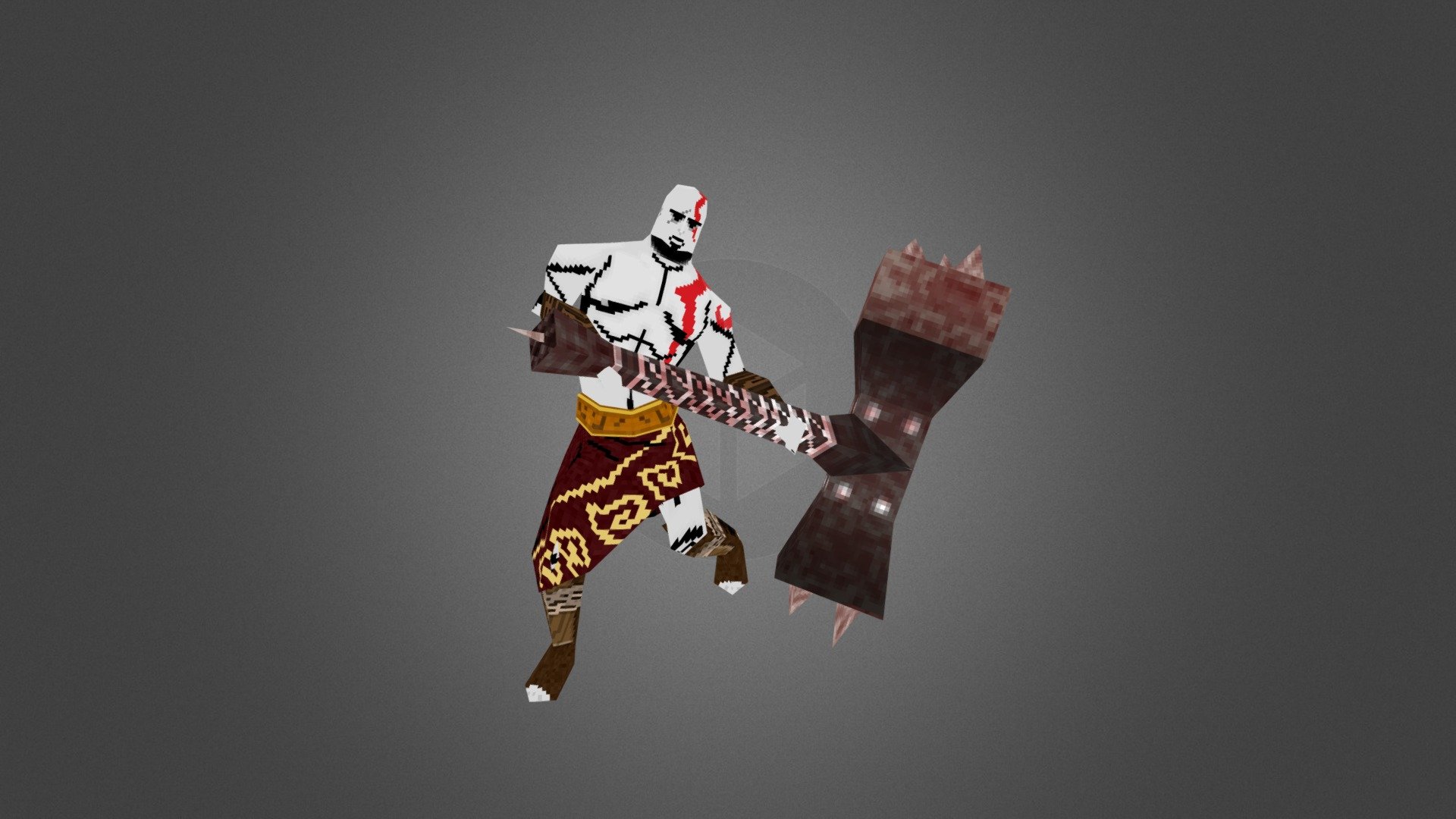 Kratos - 3D model by snake_drew [e5a228b] - Sketchfab