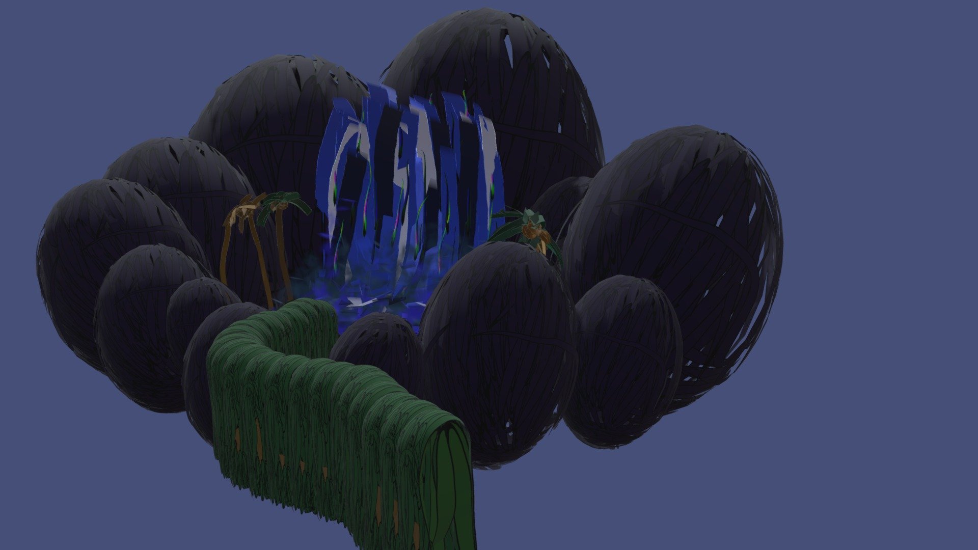 Ellies Waterfall - Download Free 3D model by AS110VR [e5a2b60] - Sketchfab