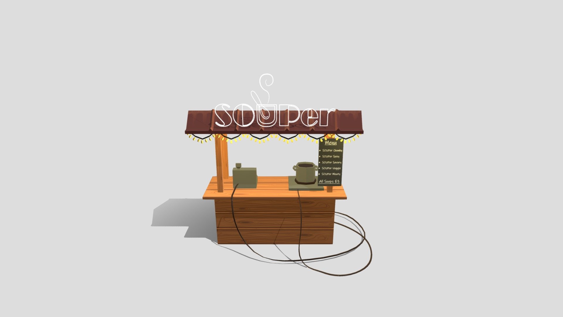 "SOUPer" Soup Stand - 3D model by 7ofSummers (@7ofSummer) [e5a354b ...