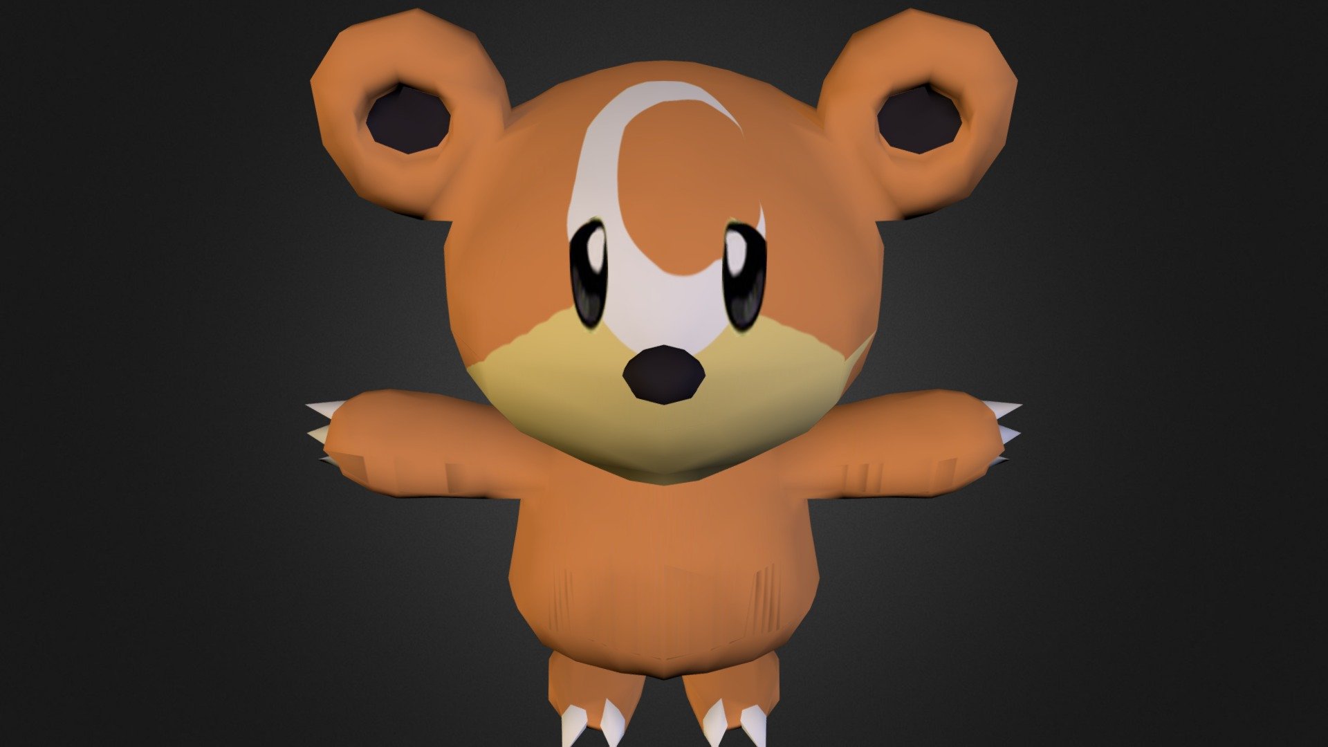 Teddiursa - 3D model by QuentinDavis [e5a3b16] - Sketchfab