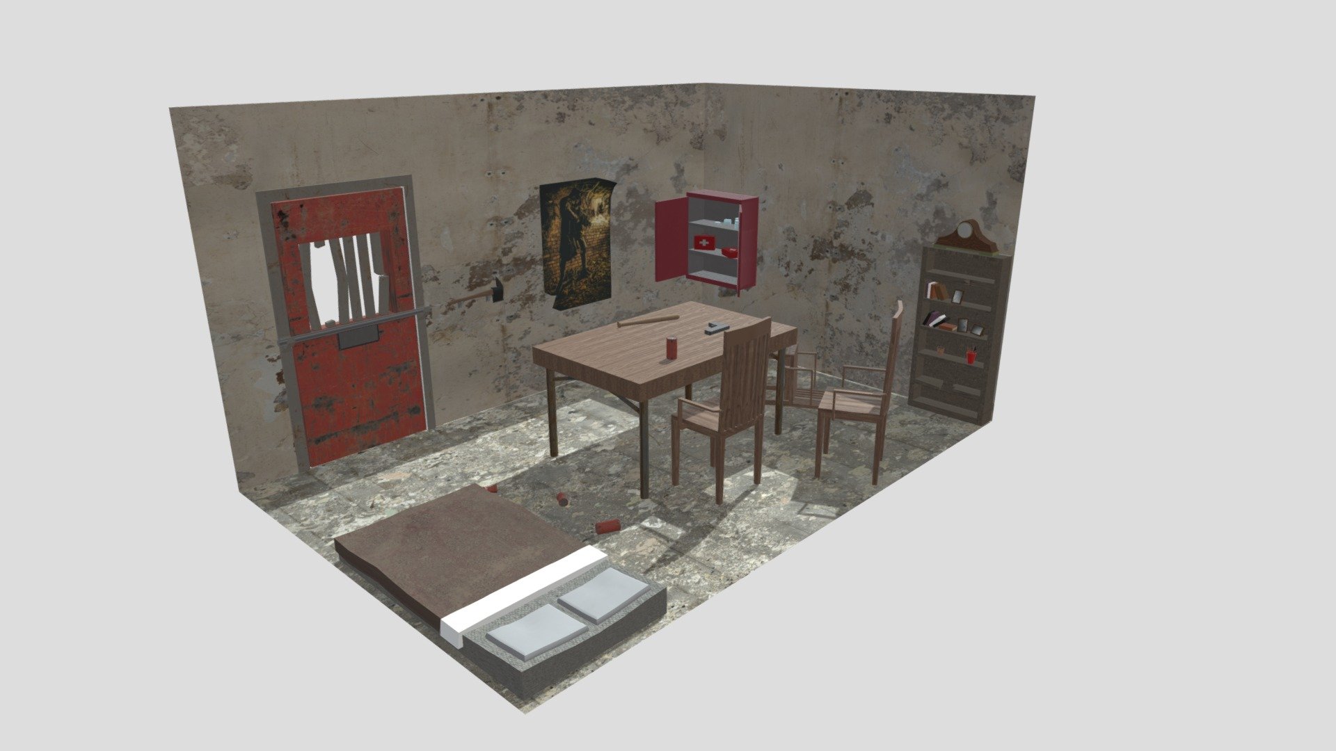 Safe Room - Download Free 3D model by Tholt1 [e5a70aa] - Sketchfab
