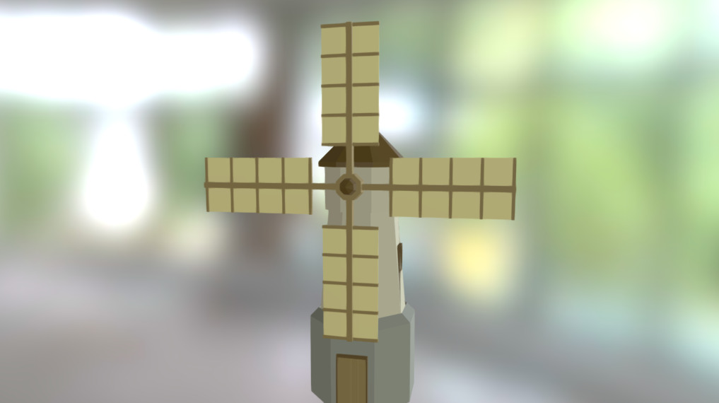 Windmill - 3D model by Larkien [e5a83cd] - Sketchfab
