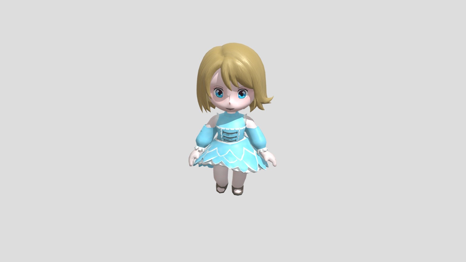 chibi aniamtion - Download Free 3D model by Phạm Xuân Đáng ...