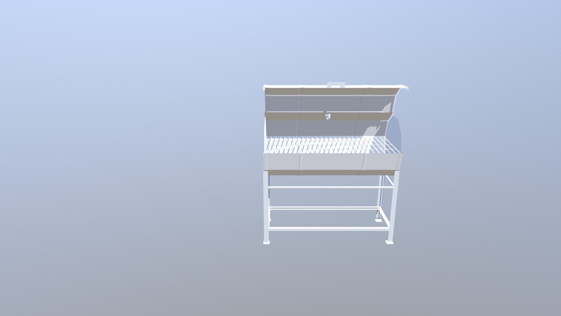 Jerk Chicken Pan(Untextured - Download Free 3D model by Jaye_Antonio94 ...