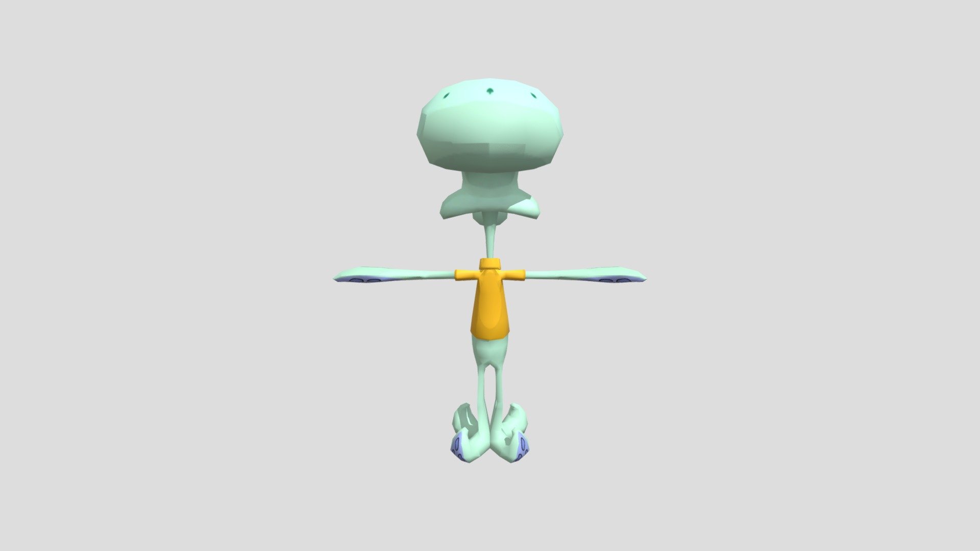 Squidward Meshpart - Download Free 3D model by landon141 [e5ab43c ...