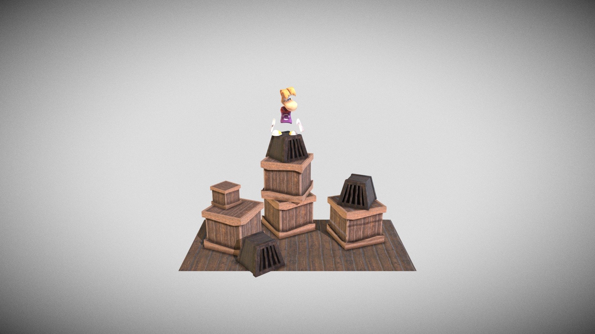 Rayman - 3D model by GMlive14 [e5ab456] - Sketchfab