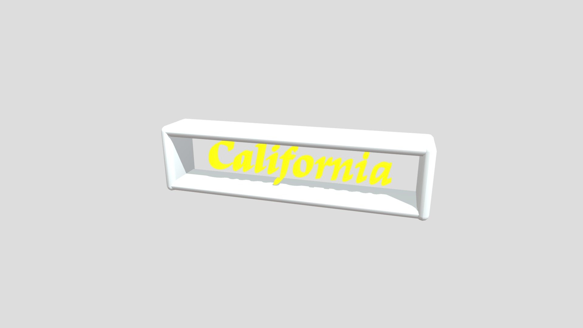 California sign for Vinewood - Download Free 3D model by KSANTHOGYFTOS ...