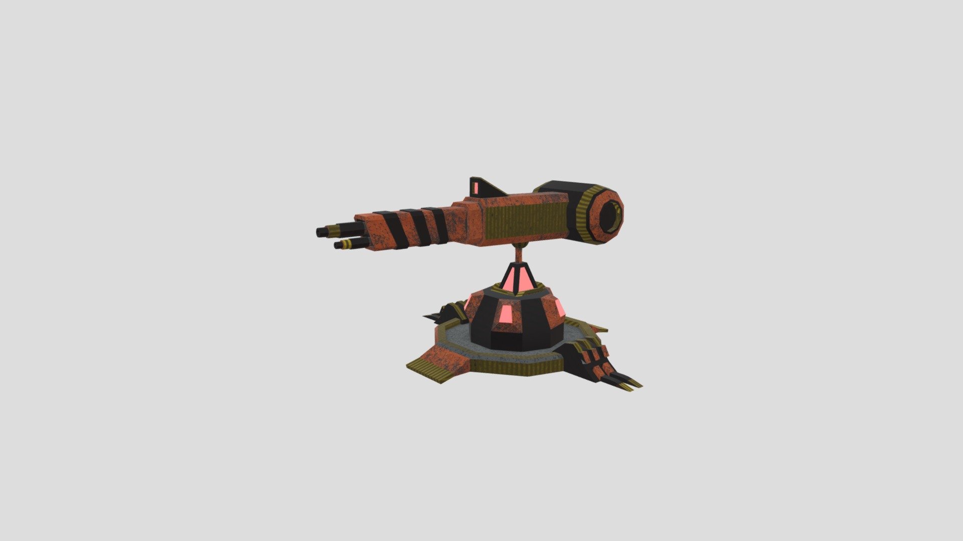Turret-Launch Title - 3D model by Ryan2023 [e5ac033] - Sketchfab