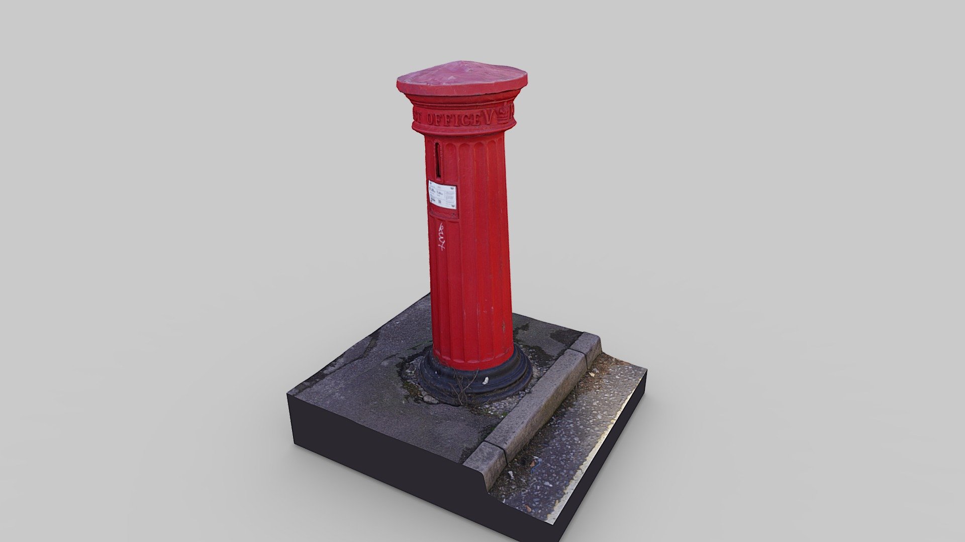 Gravesend Post Box - Download Free 3D model by artfletch [e5afd47 ...