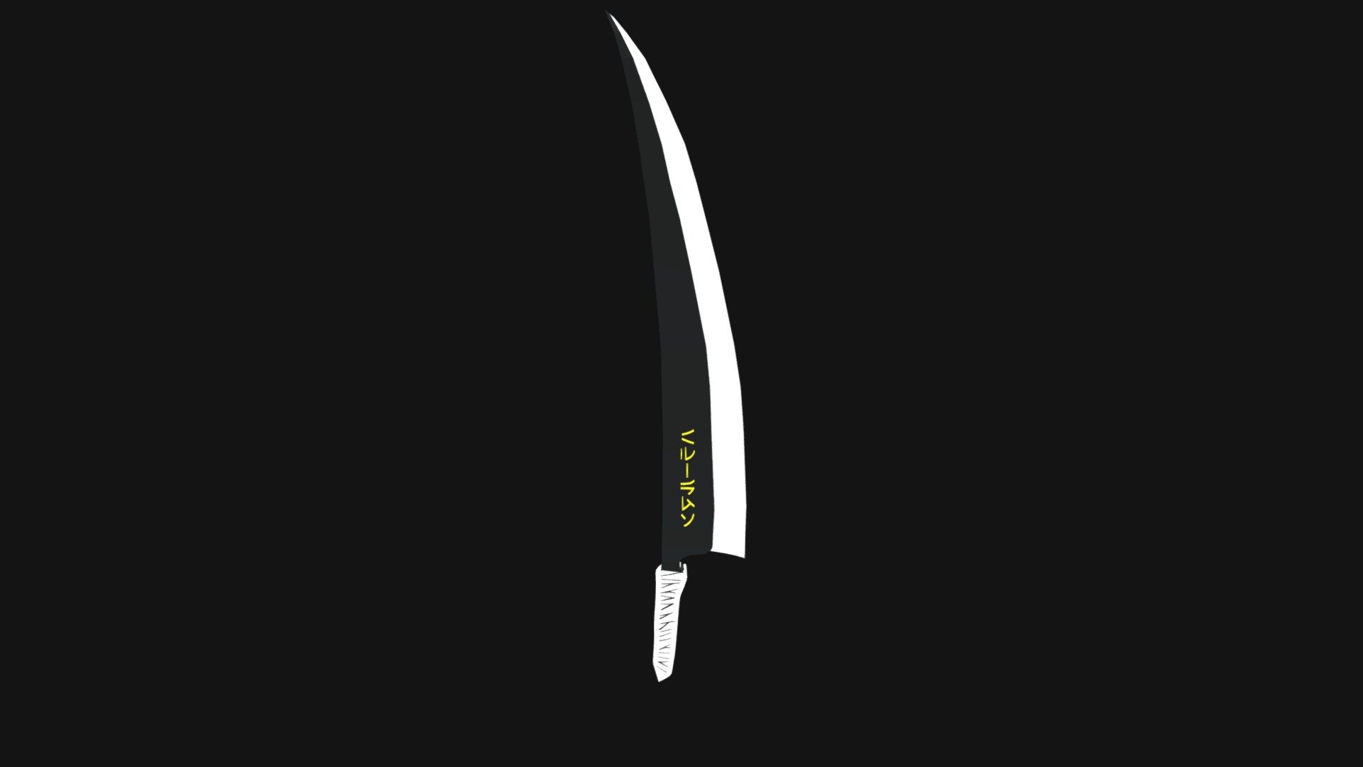Ichigo's Pre-Shikai Zangetsu Blade - Download Free 3D model by HalalMan ...