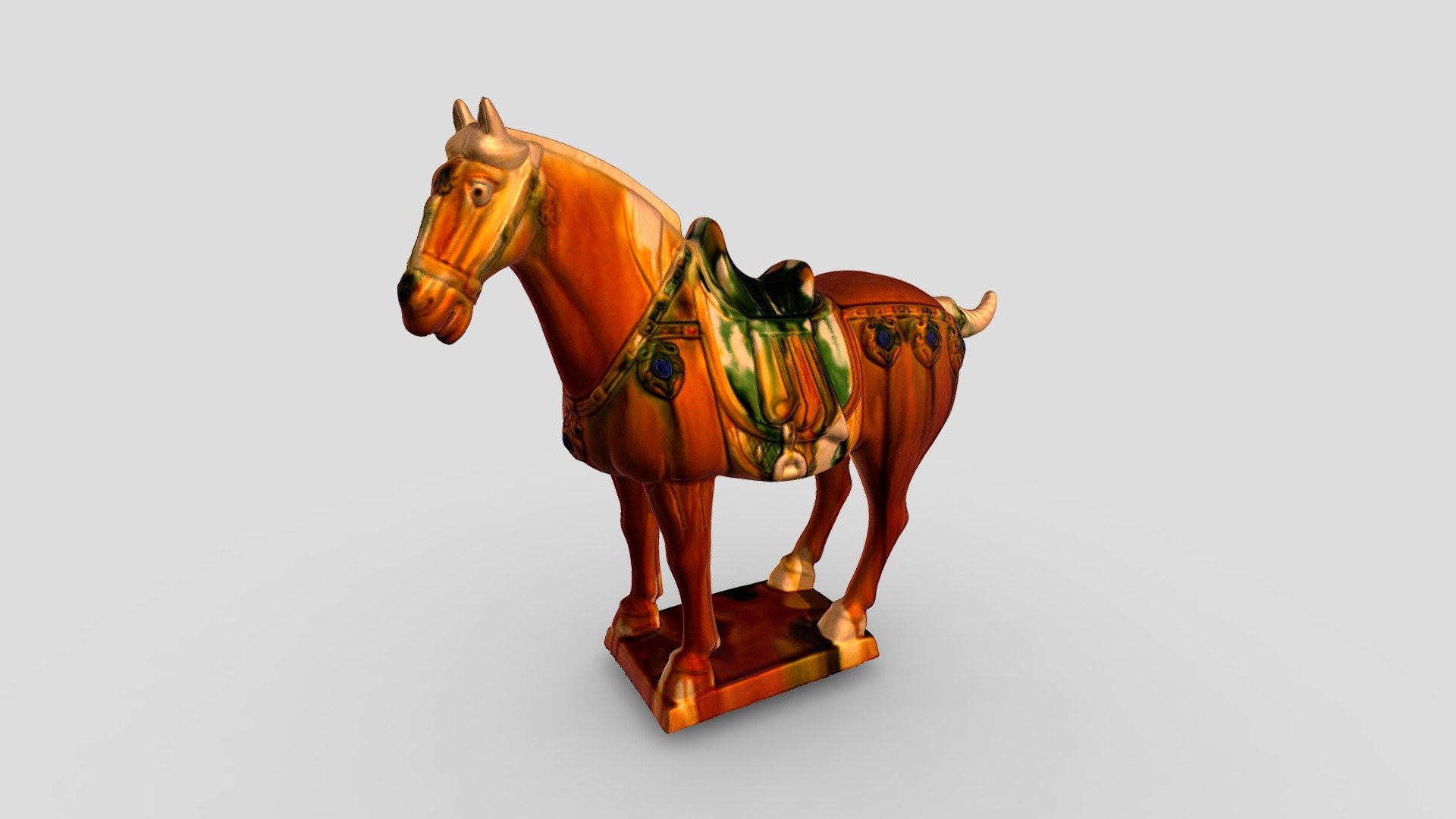 Horse Sculpture - 3D model by Diana Liu (@Diana123456) [e5b07b6 ...