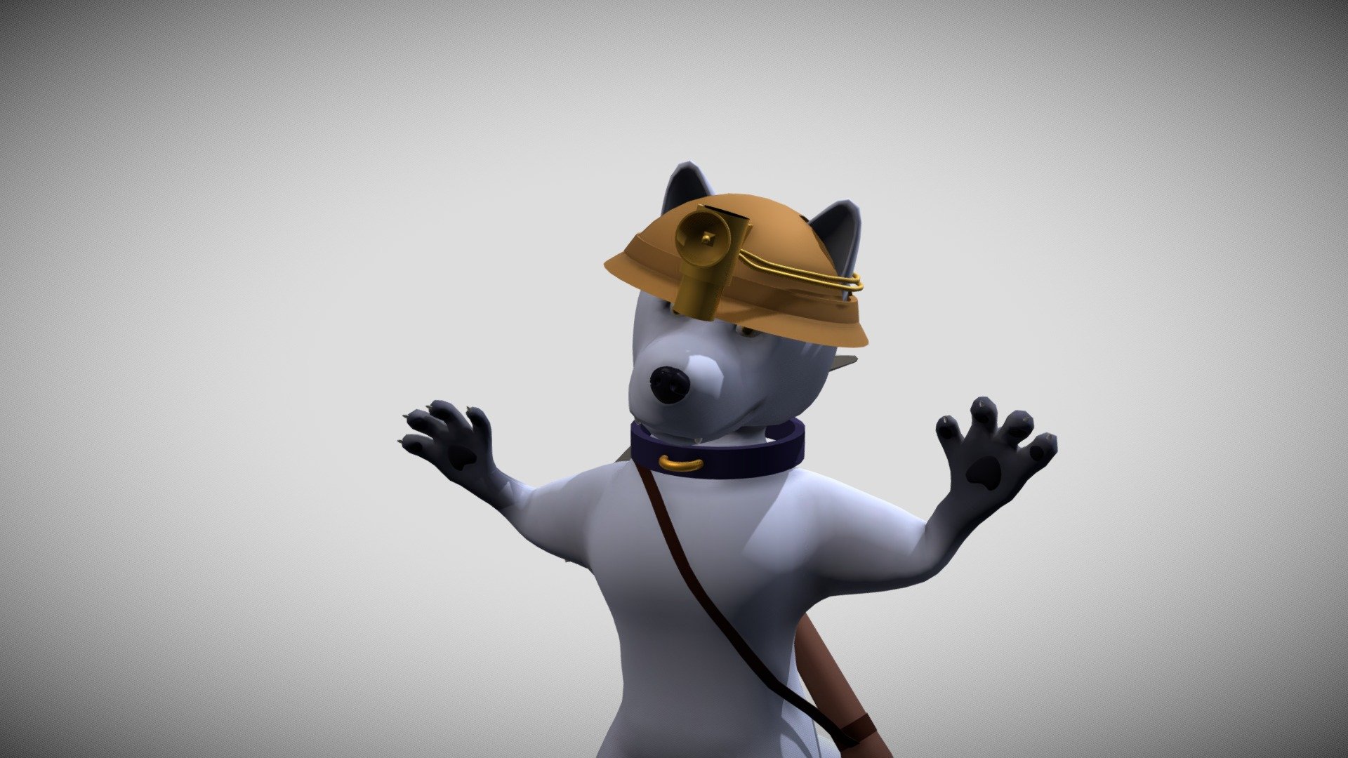 Miner Wolf - 3D model by Ben Fernandes (@benfcfernandes121) [e5b07c1 ...