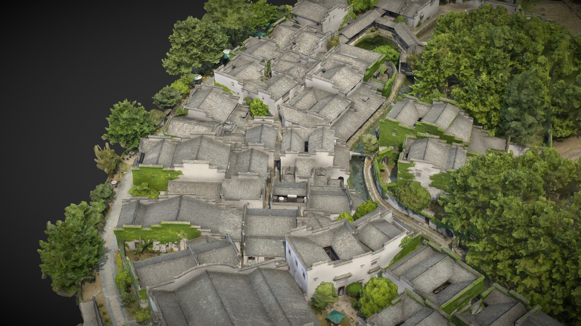 Residential buildings, ancient villages - Download Free 3D model by ...
