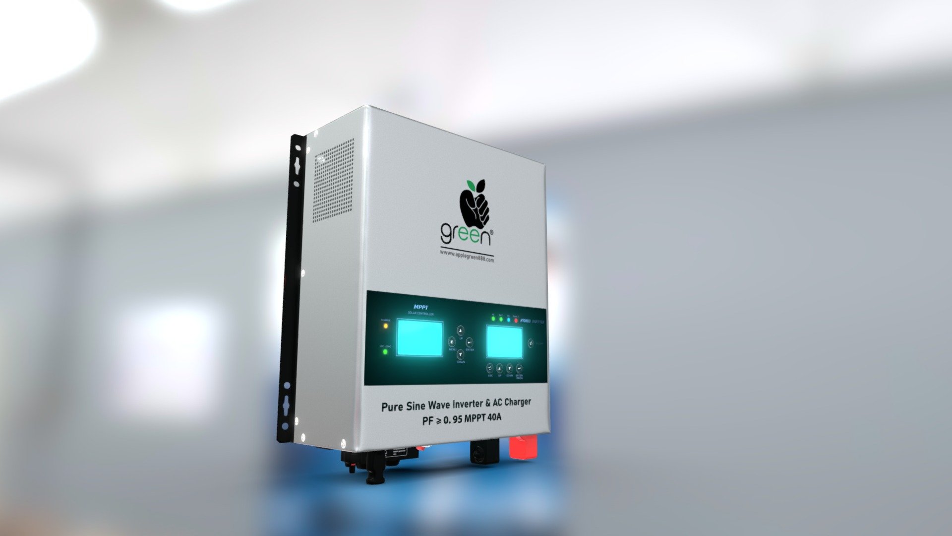 Inverter API-24V 1600W MPPT 40A - 3D model by Applegreen Studio ...