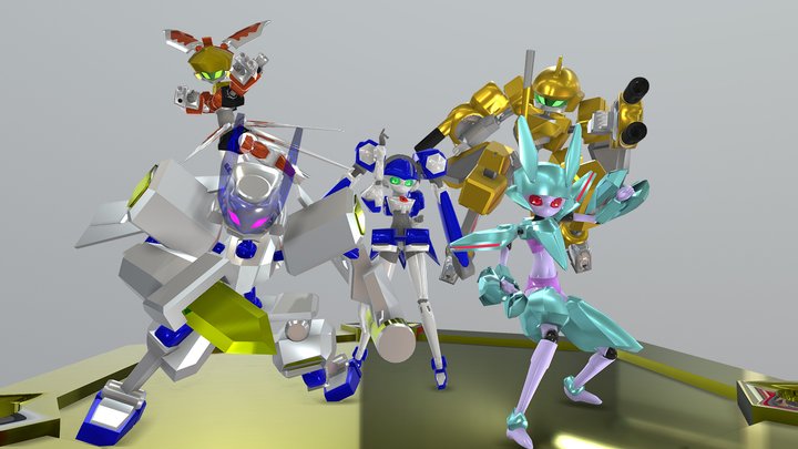 Medabots 3D models - Sketchfab
