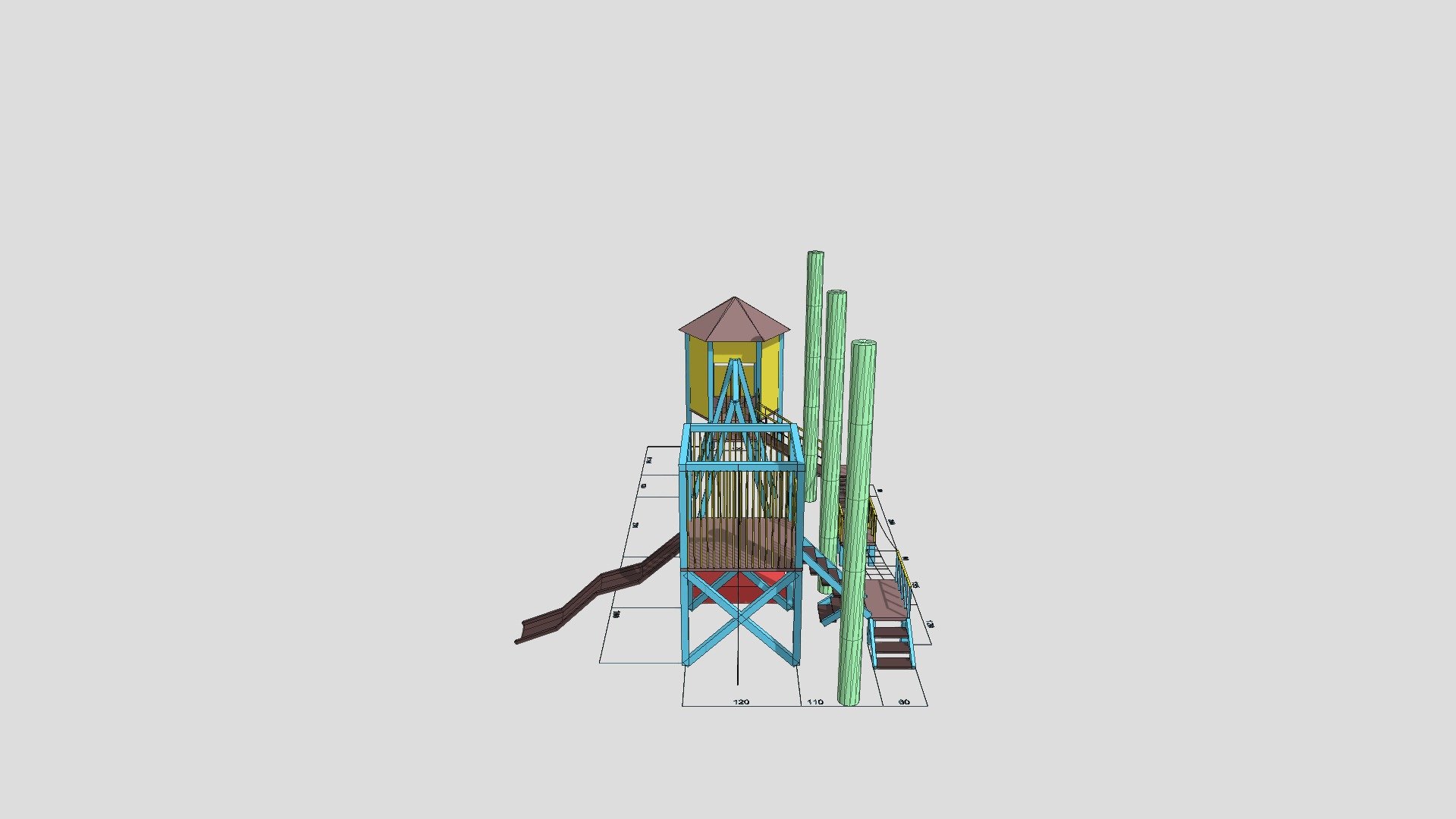 Playground - 3D model by mavalentina [e5b5577] - Sketchfab
