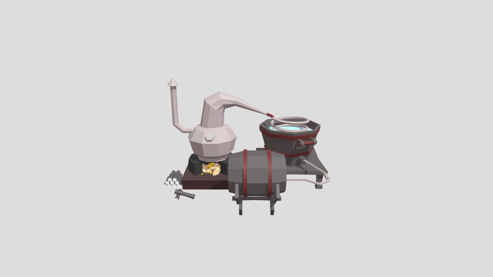 Alcohol-distiller - 3D model by Dien [e5b6171] - Sketchfab