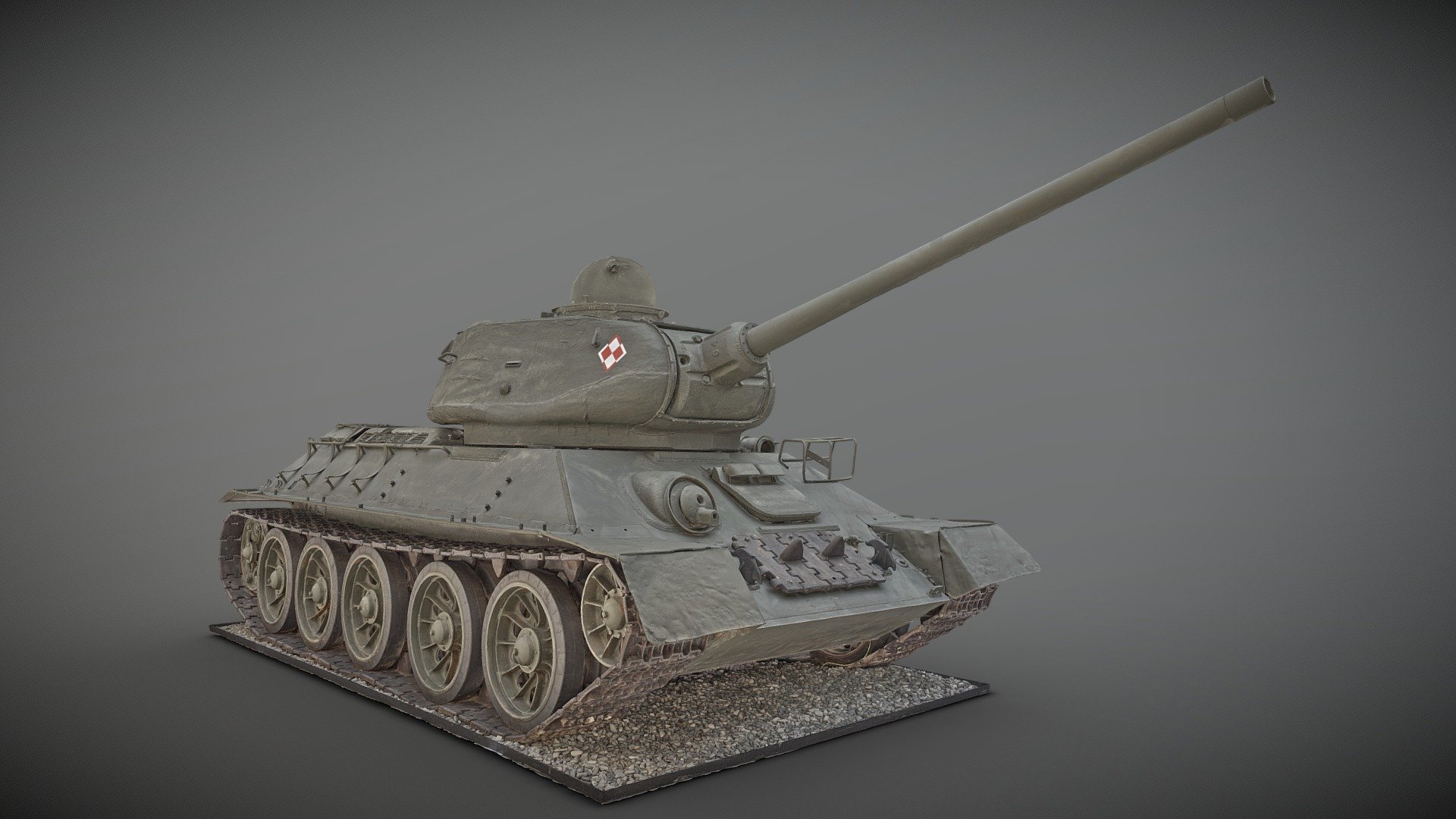 T-34 - 3D model by krayczek [e5bab8d] - Sketchfab