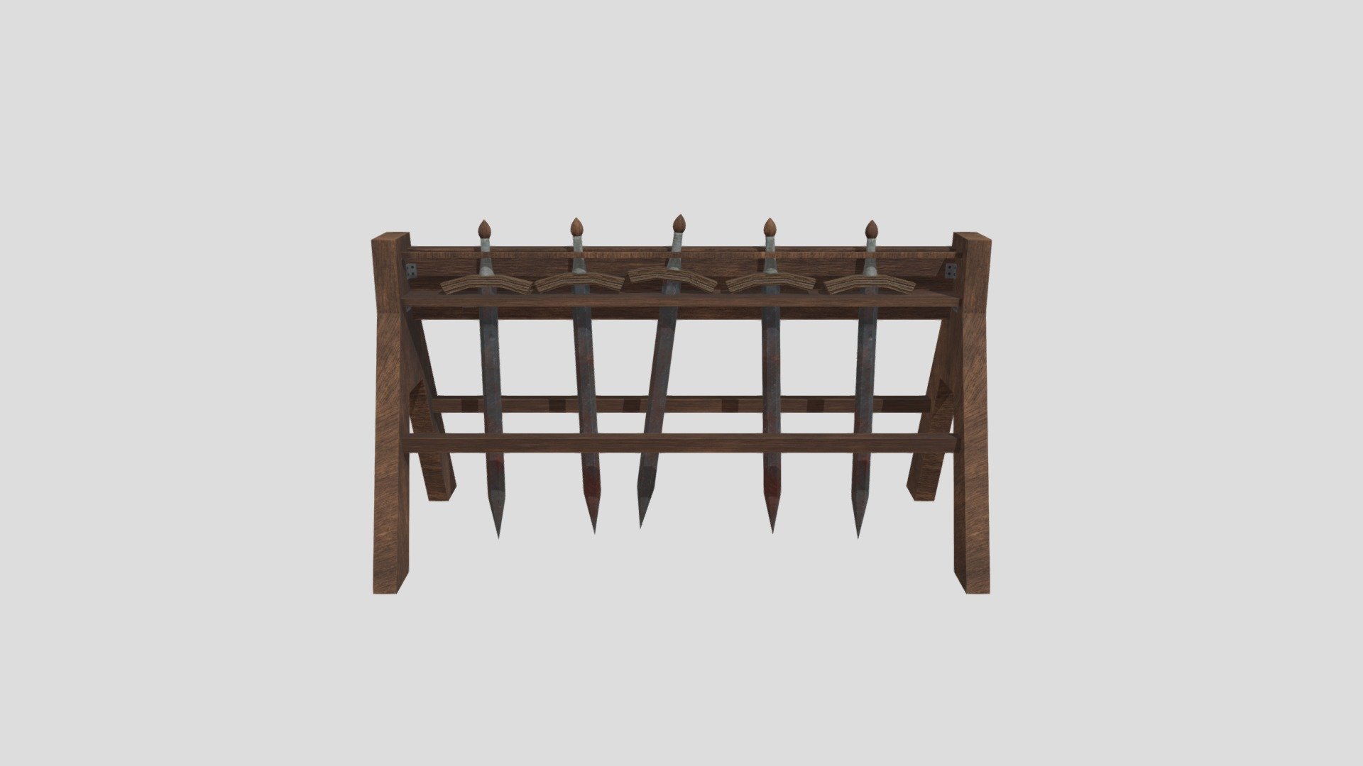 Sword Rack - Download Free 3D model by ANCook [e5bb0c0] - Sketchfab