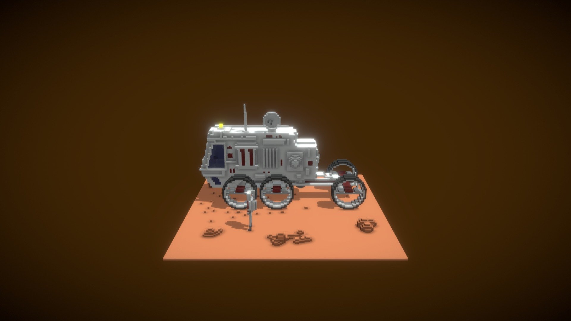 Rover - 3D model by voxelhouse [e5bb710] - Sketchfab