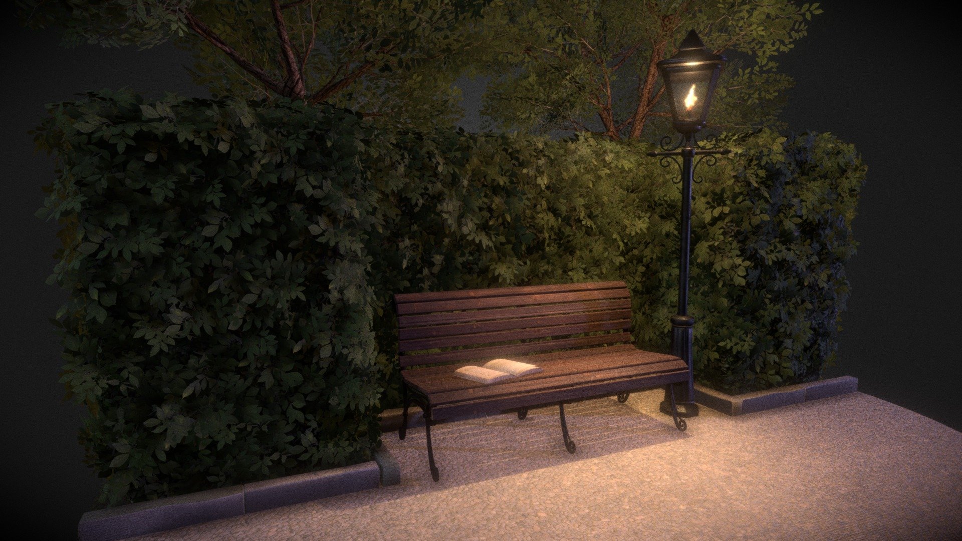 "Warm evening" - 3D model by Artyom (@art_yom_3d) [e5bd232] - Sketchfab