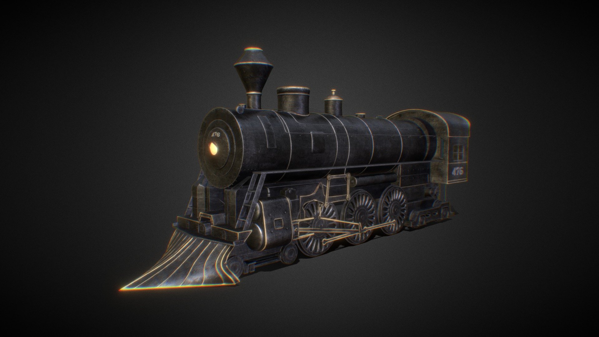 Train Engine - 3D model by Naveen Kumar (@Naveen_Kr) [e5c11dc] - Sketchfab