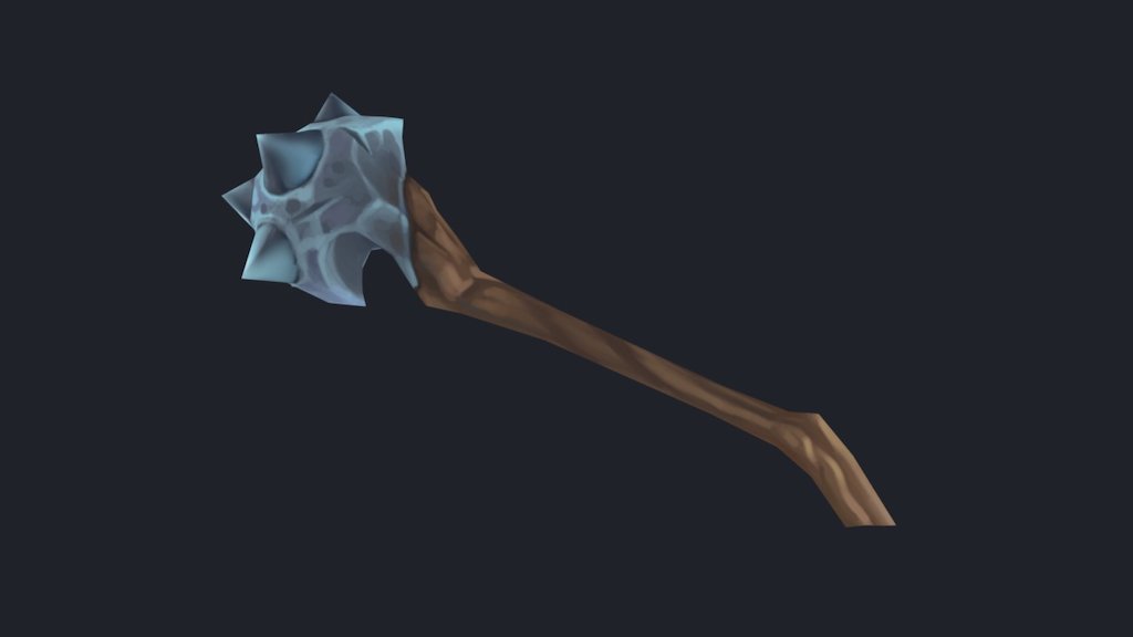 Mace Weapon Hand painted - 3D model by lucak [e5c1b40] - Sketchfab