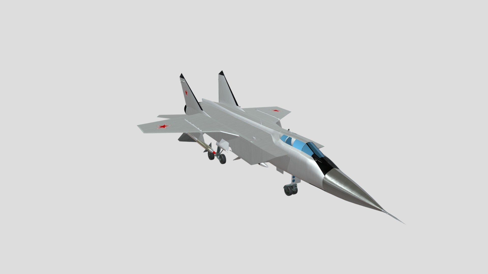 MIG-31 - 3D model by zhan4407 [e5c2331] - Sketchfab
