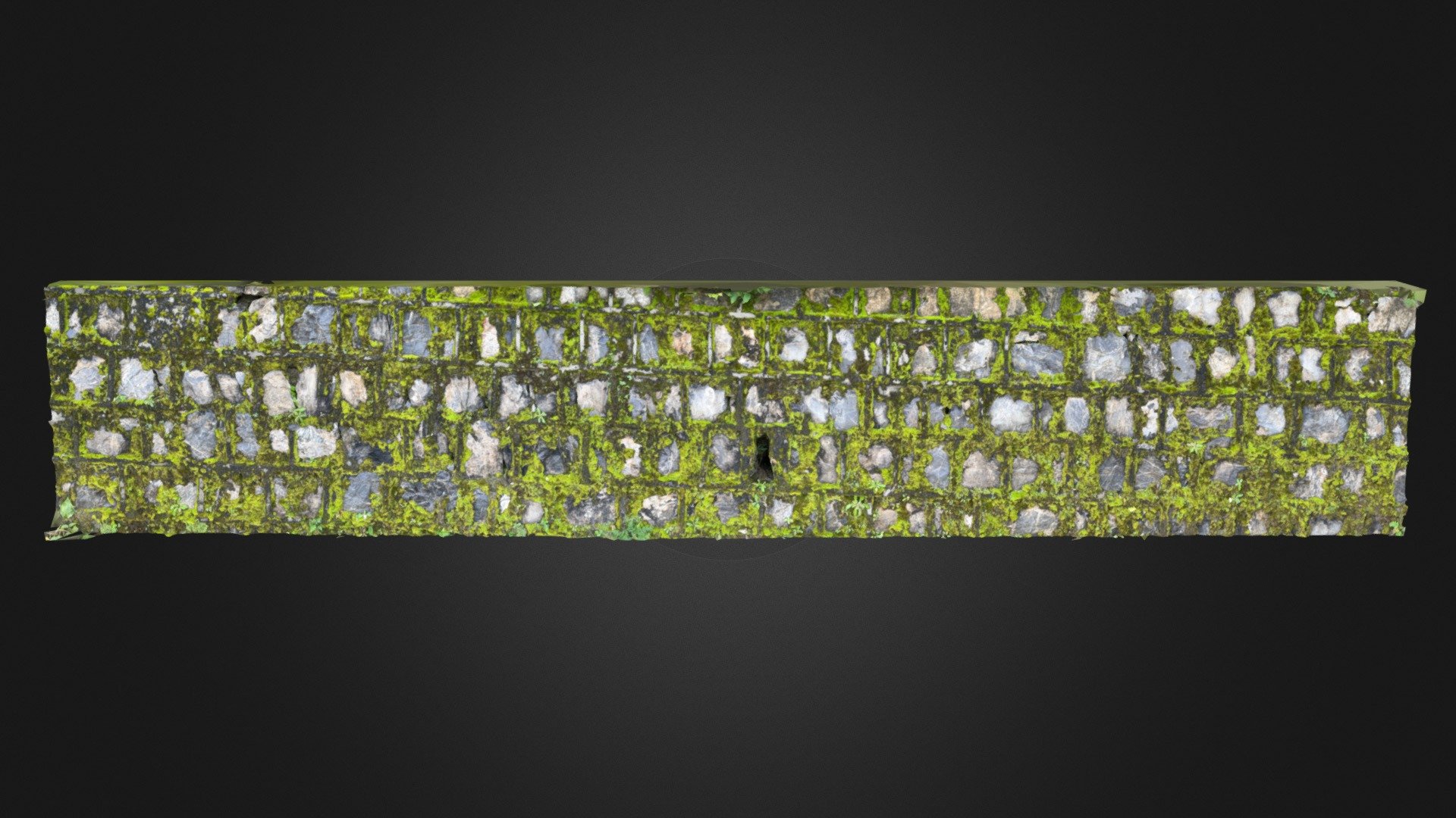 Mossy Stone Wall - Download Free 3D model by Asif Janjua (@asifjanjua ...