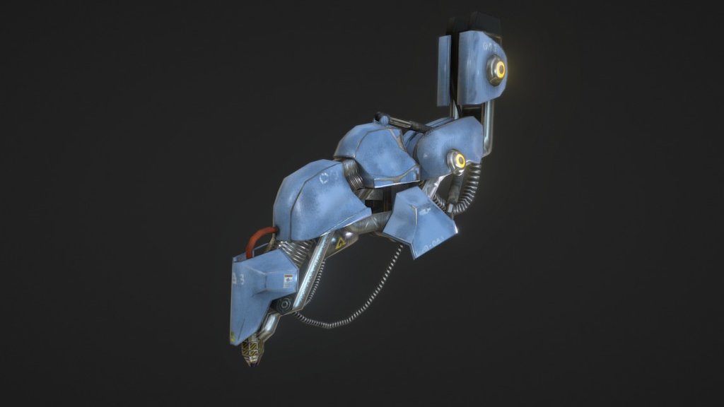 Robotic Laser Arm - 3D model by Youri_Hoek [e5c5e37] - Sketchfab