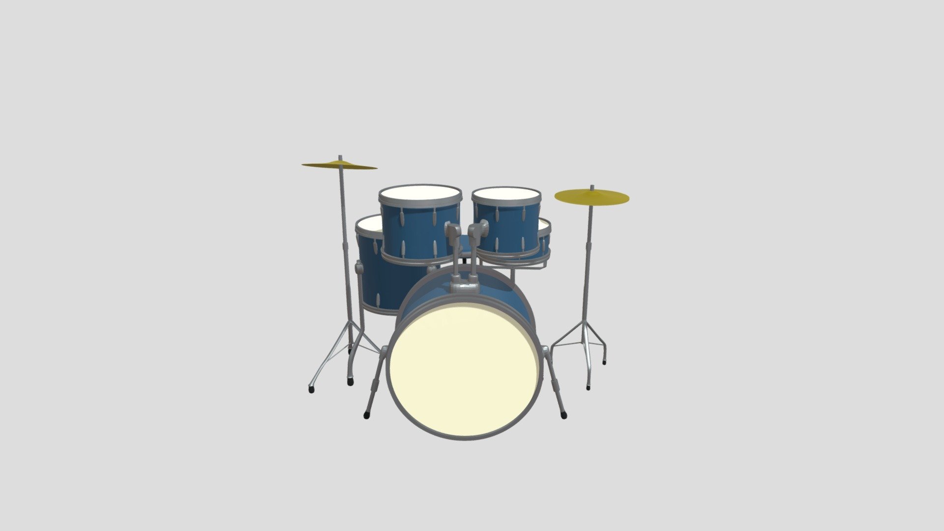 Drumset - 3D model by Oasismii [e5c660e] - Sketchfab
