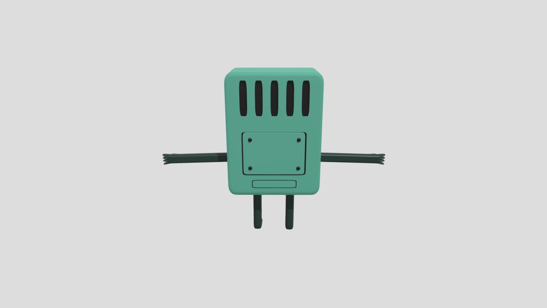 BMO 3d model in blender - 3D model by CGBurger [e5c6e37] - Sketchfab