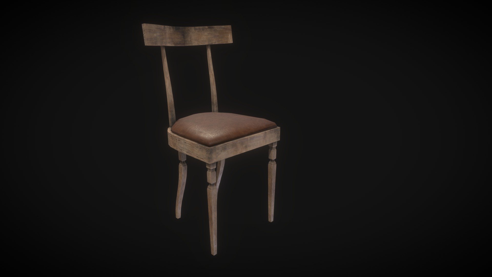 Old Study Chair - Download Free 3D model by FordVFX [e5c810f] - Sketchfab
