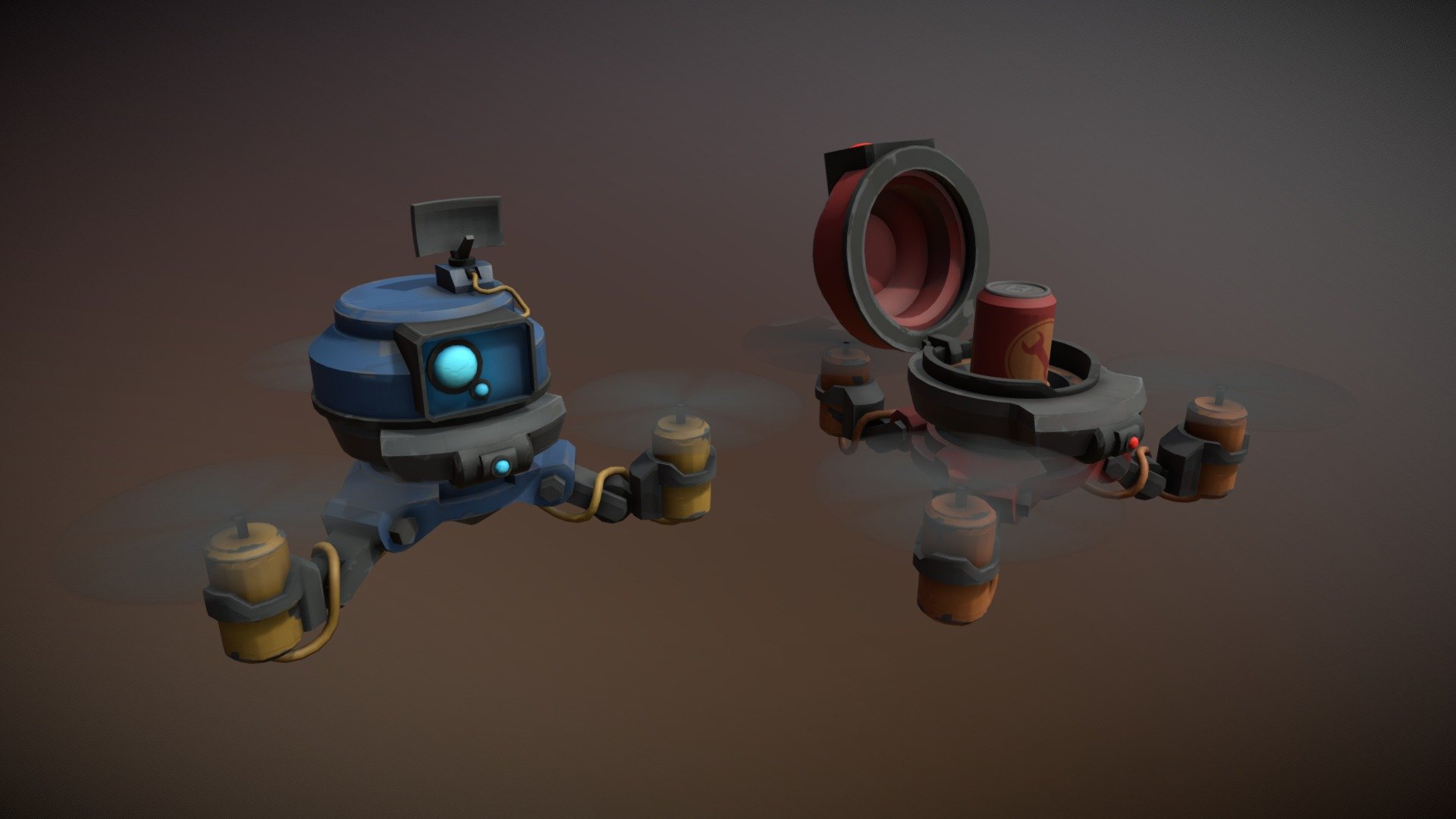 TF2 Artstyle Engineer Drone (Style Exercise) - 3D model by ...