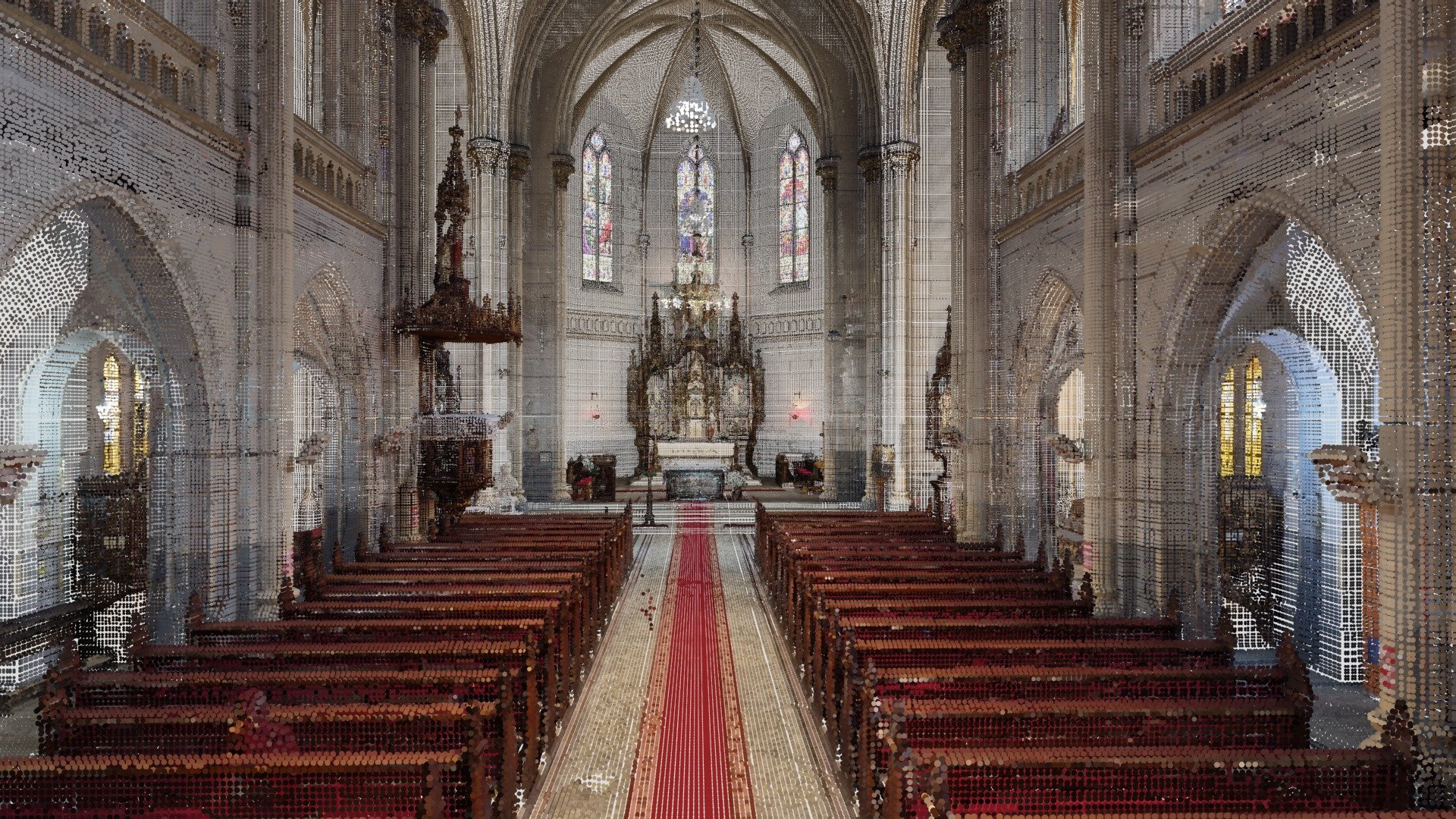 Interior of Roman-Catholic Church of Elisabetin - 3D model by ...
