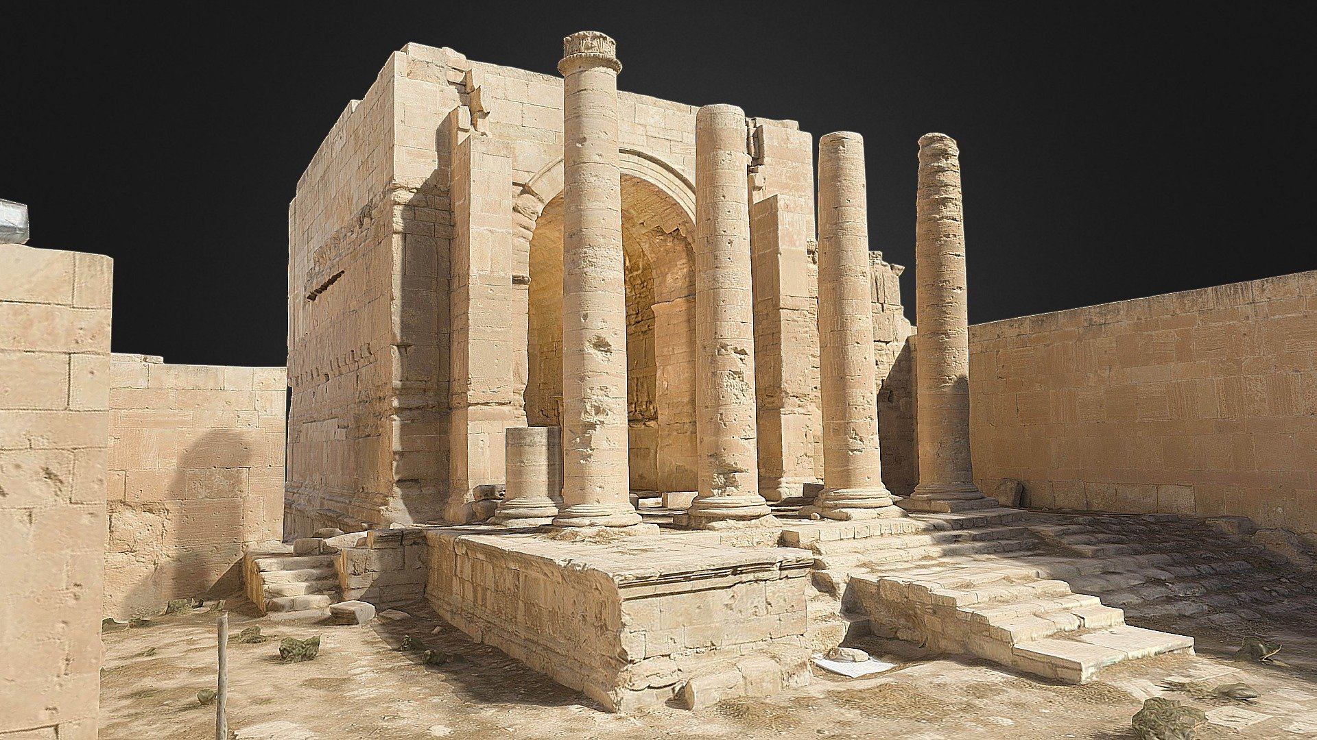 Hatra - Temple of Shahiru - 3D model by ATS [e5c9c1e] - Sketchfab