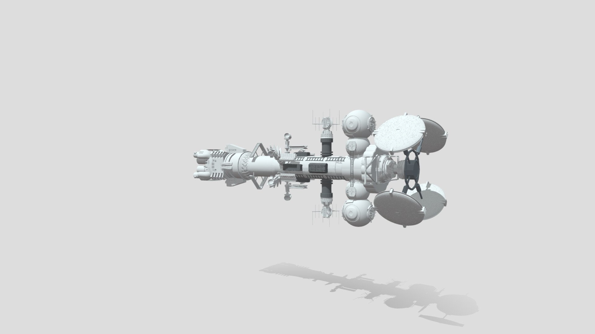 Space station - 3D model by s0netone [e5ca199] - Sketchfab