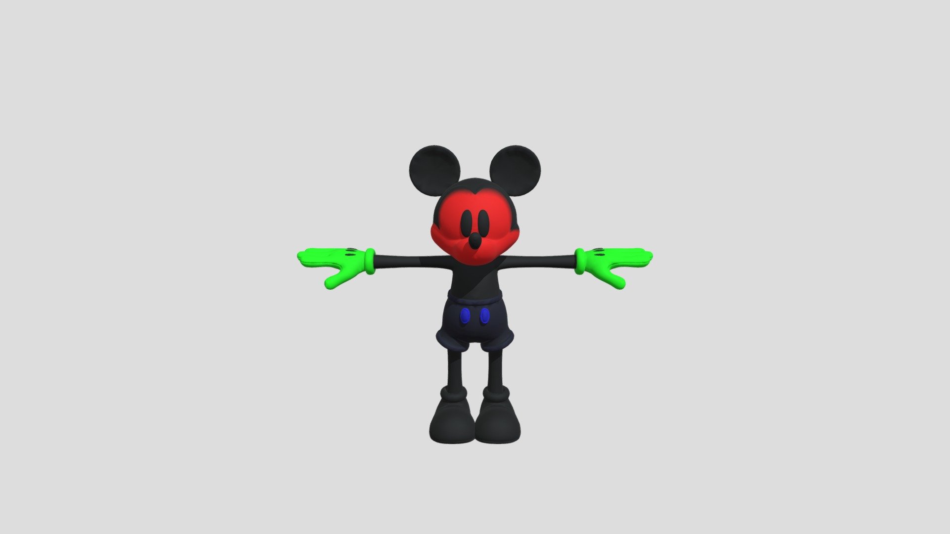 Epic Mickey Rebrushed - Mickey Mouse - 3D model by Mickey Mouse clubhouse fan (@cp070611 ...