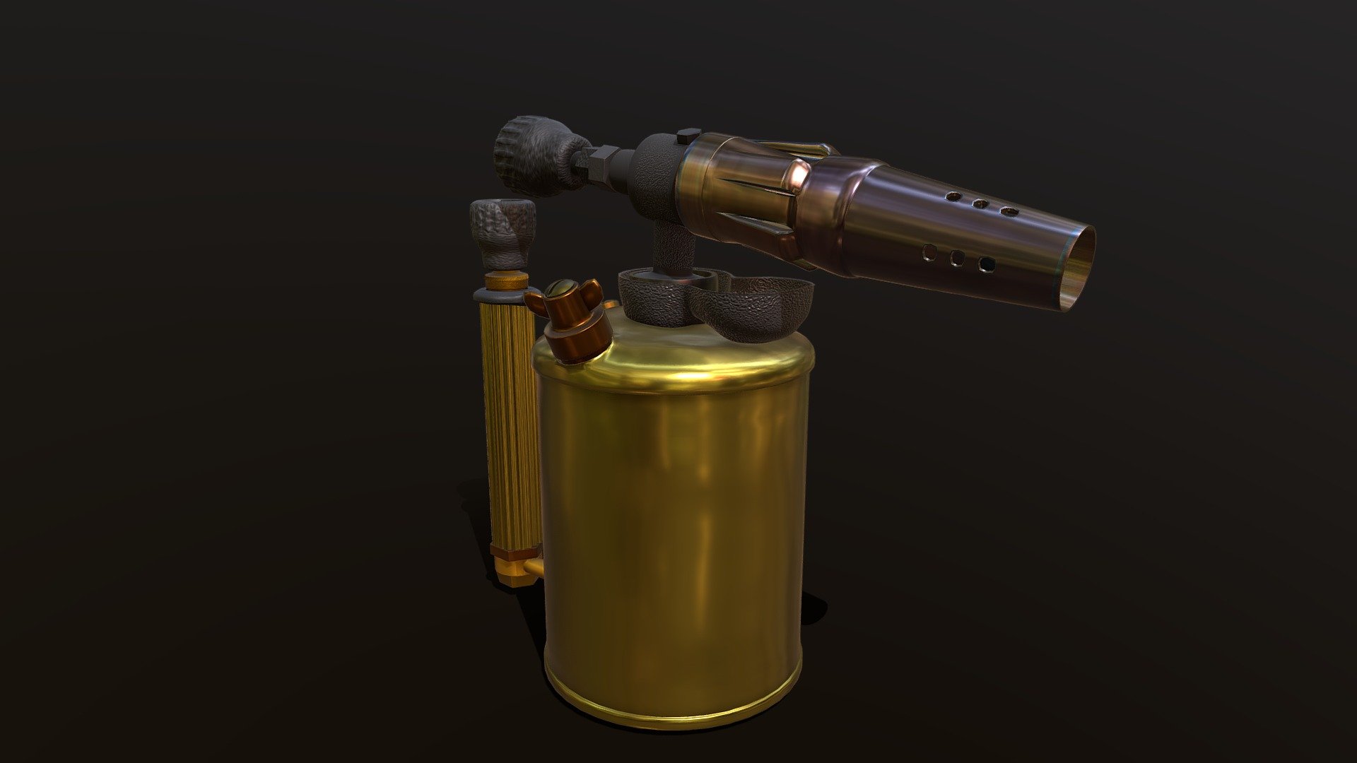 old tourch from grandma - Download Free 3D model by maarten.cappaert ...