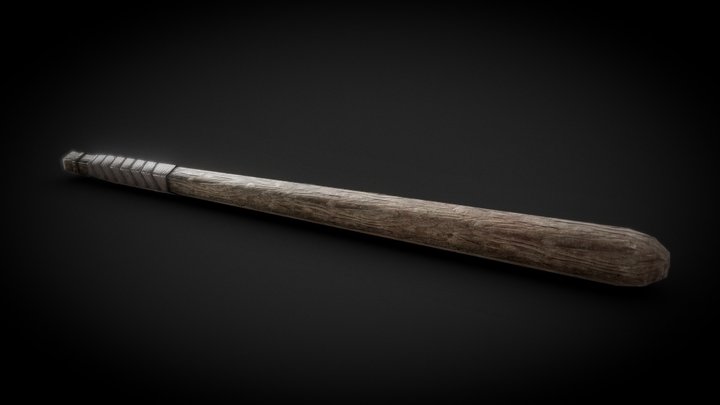 Wooden-bludgeon 3D models - Sketchfab