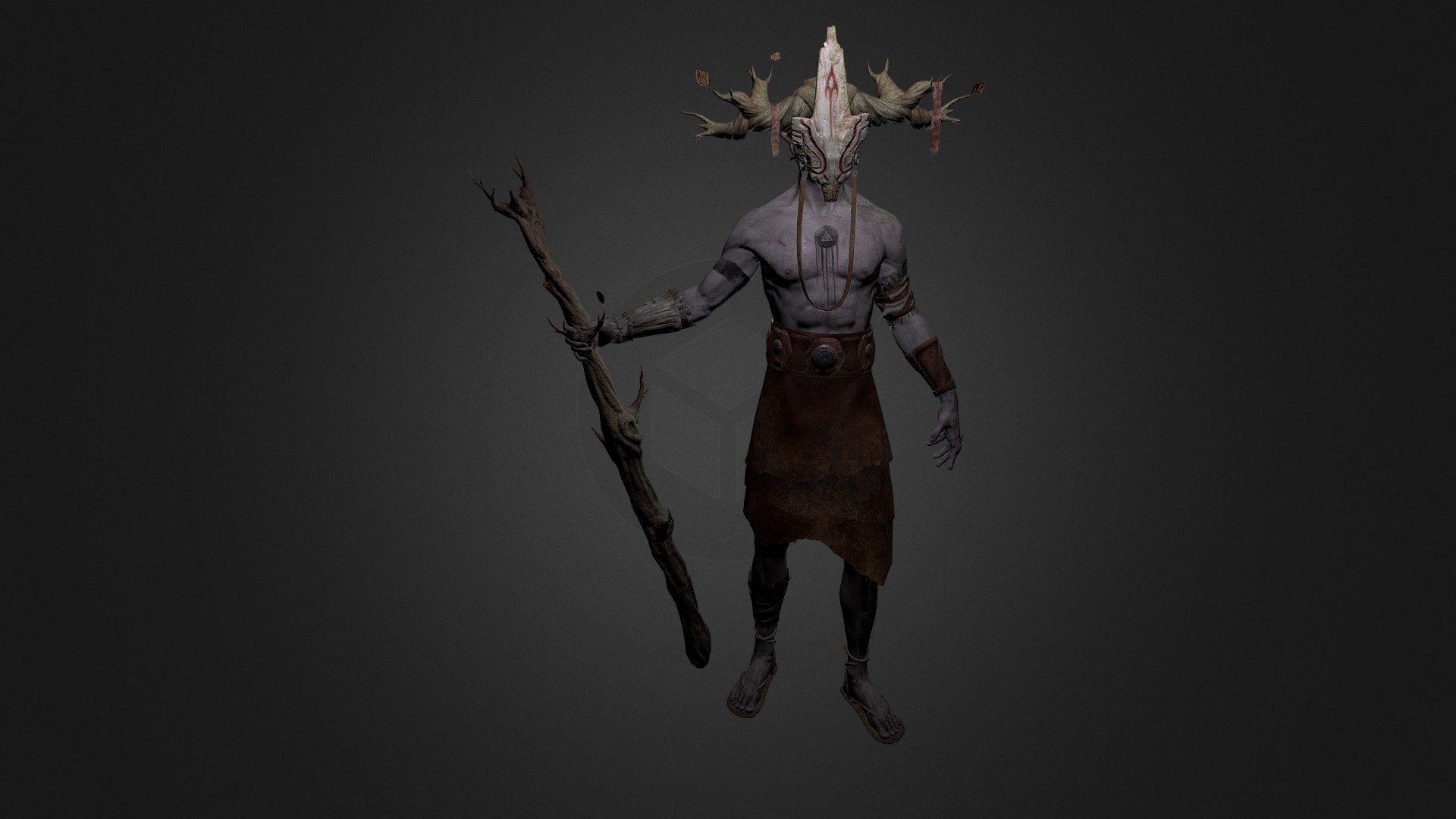 Forest god - 3D model by hvile [e5cf9ba] - Sketchfab