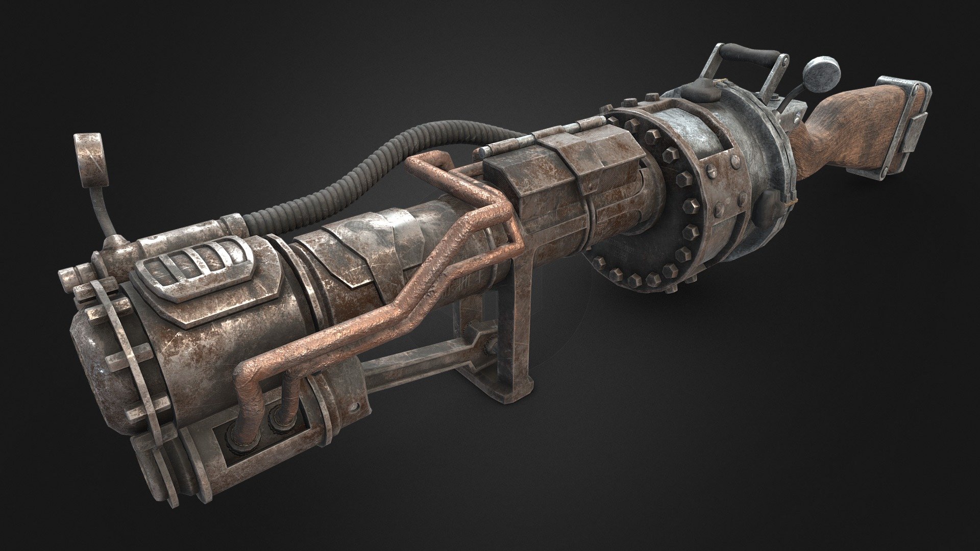University Project - Railway Rifle - 3D model by Matt Dodd (@mattsnu ...
