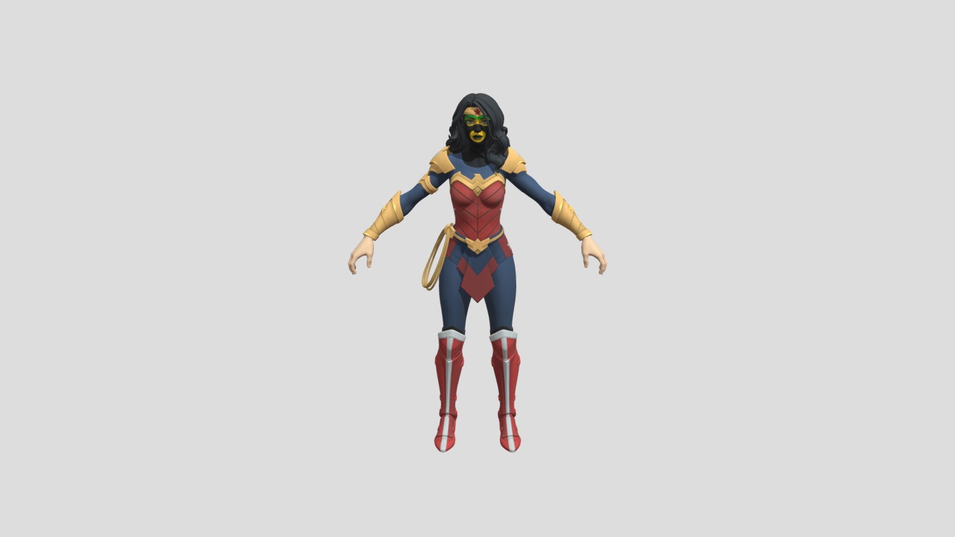 FN Wonder Woman Armored - Download Free 3D model by AngelGamer1411 ...